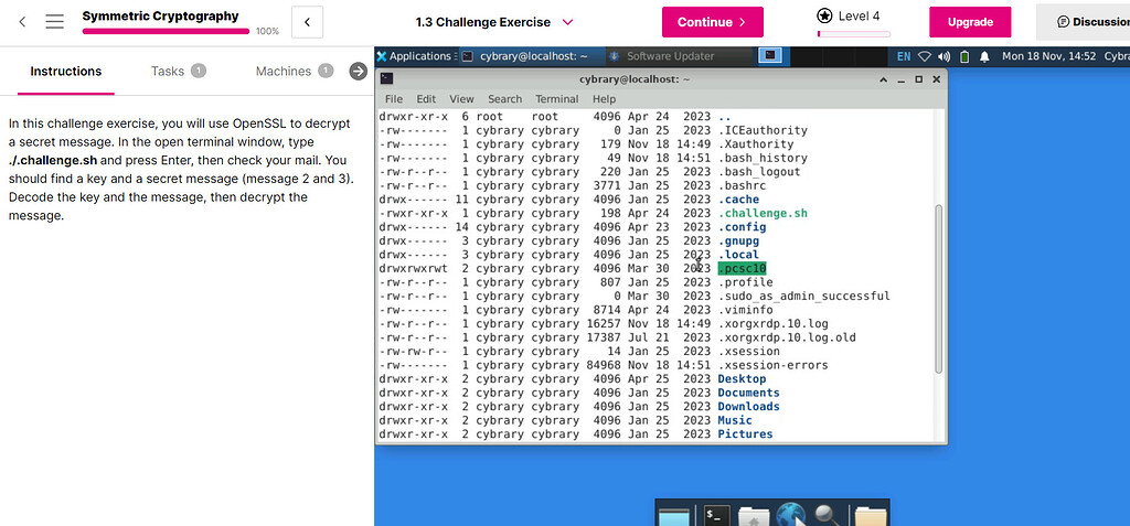 Symmetric Cryptography challenge lab - IT and Cybersecurity Foundations ...