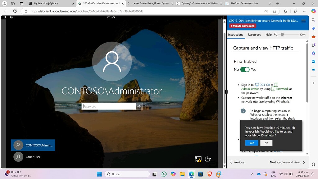 Lab-Identify Non-Secure Network Traffic - IT and Cybersecurity ...