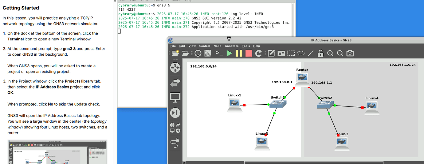 Issue in the Lab labled IP Addressing Basics 1.2 Guided Exercise...will not load correctly - IT ...